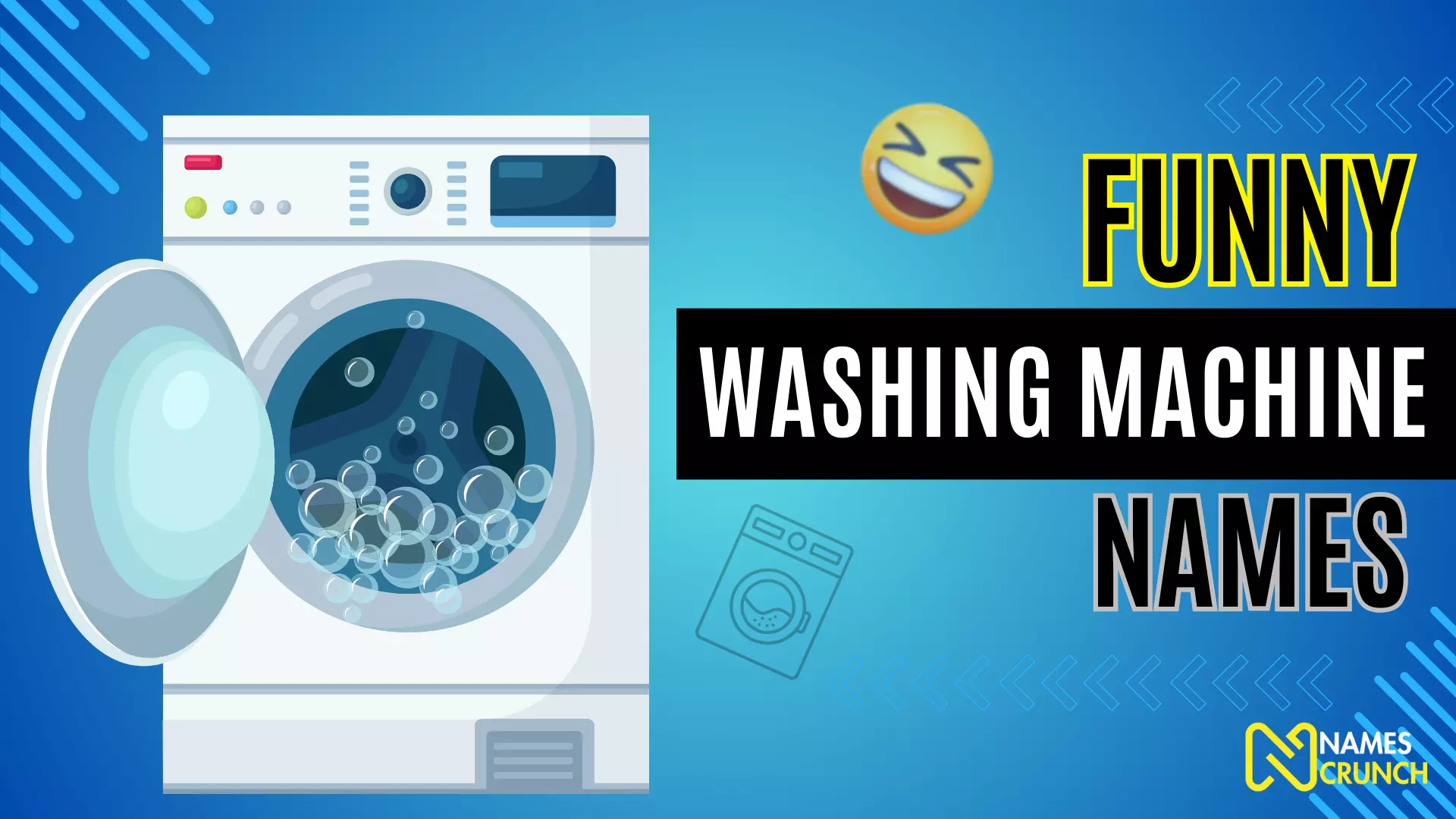 Funny Washing Machine Names Clever Ideas Names Crunch