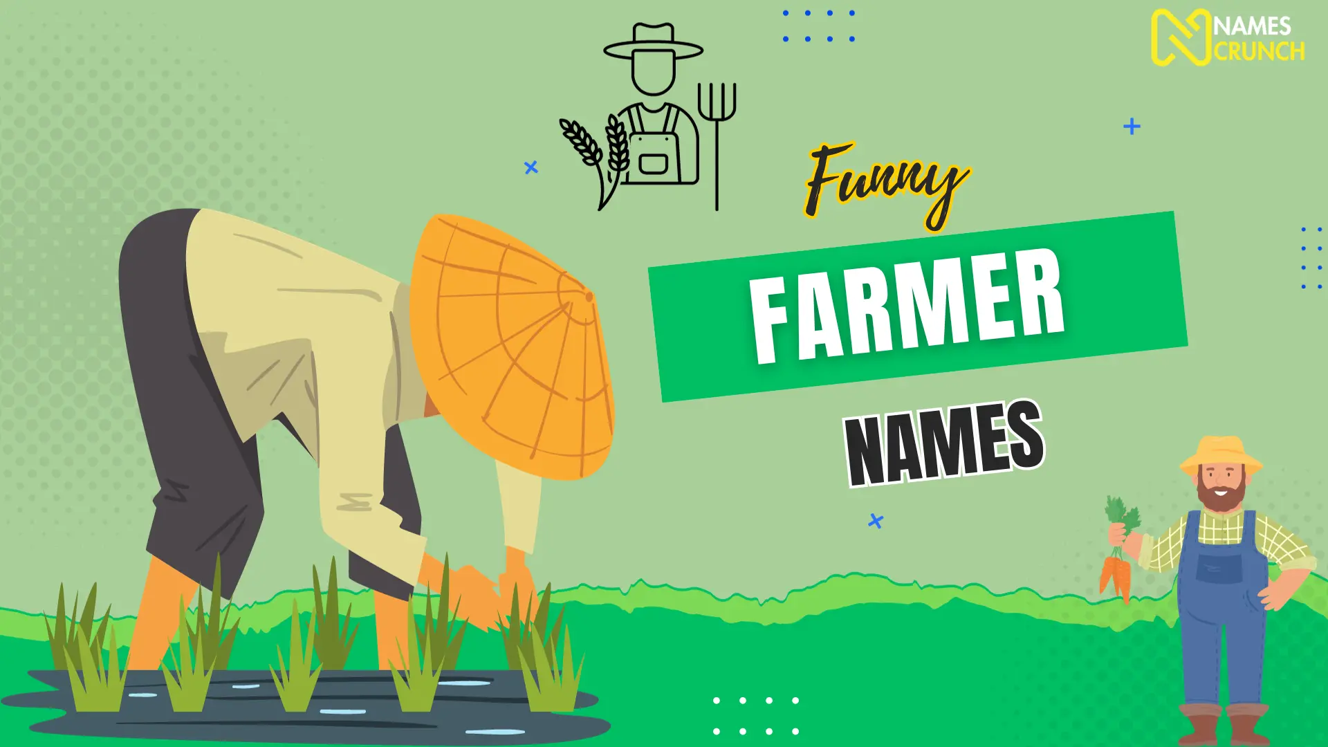 Funny Farmer Names 370 Clever Ideas Names Crunch Funny Farmer Names 370 Clever Ideas Names Crunch