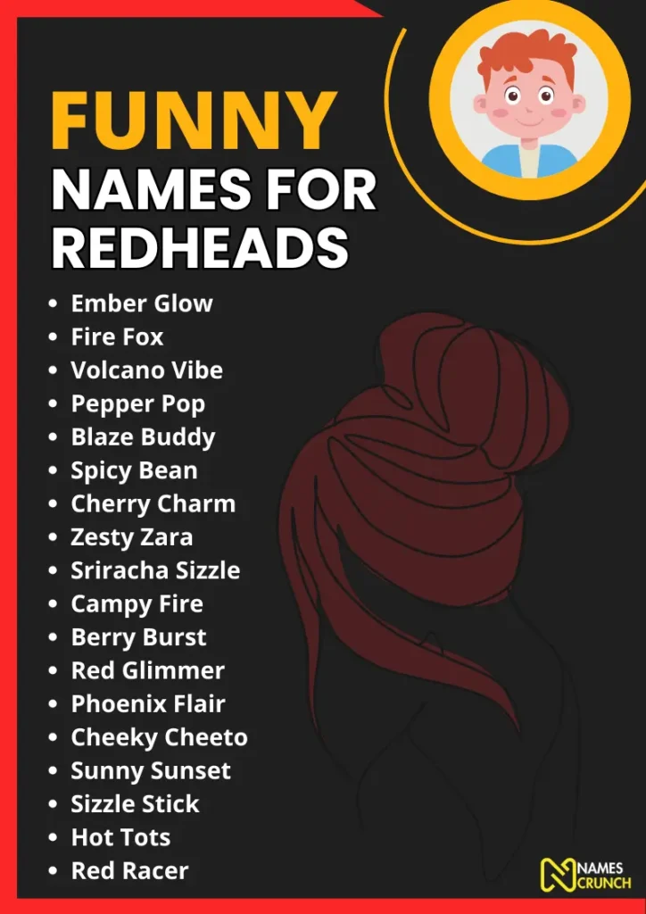Funny Names For Redheads Unique Clever Names Crunch