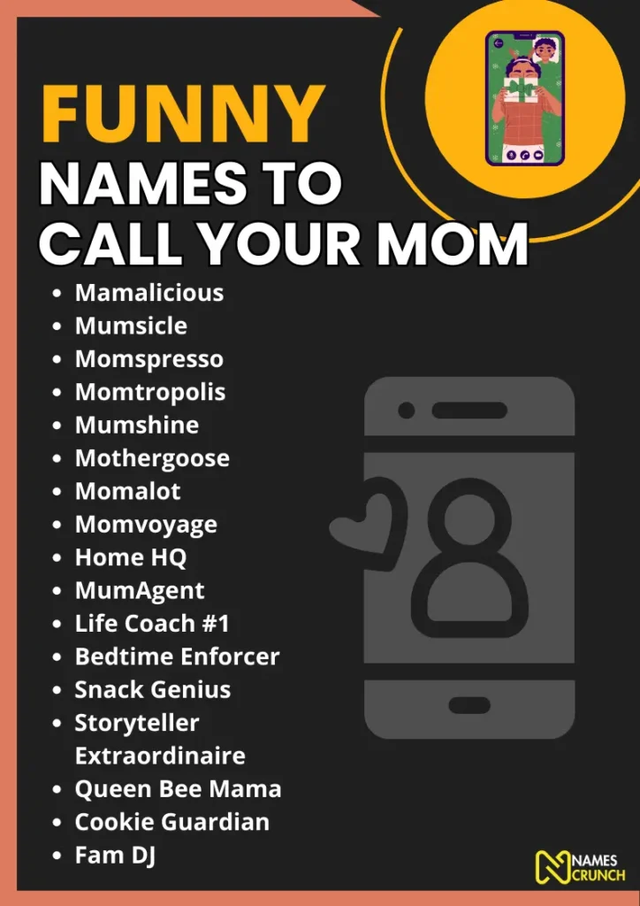 Funny Names To Call Your Mom In Contacts Names Crunch